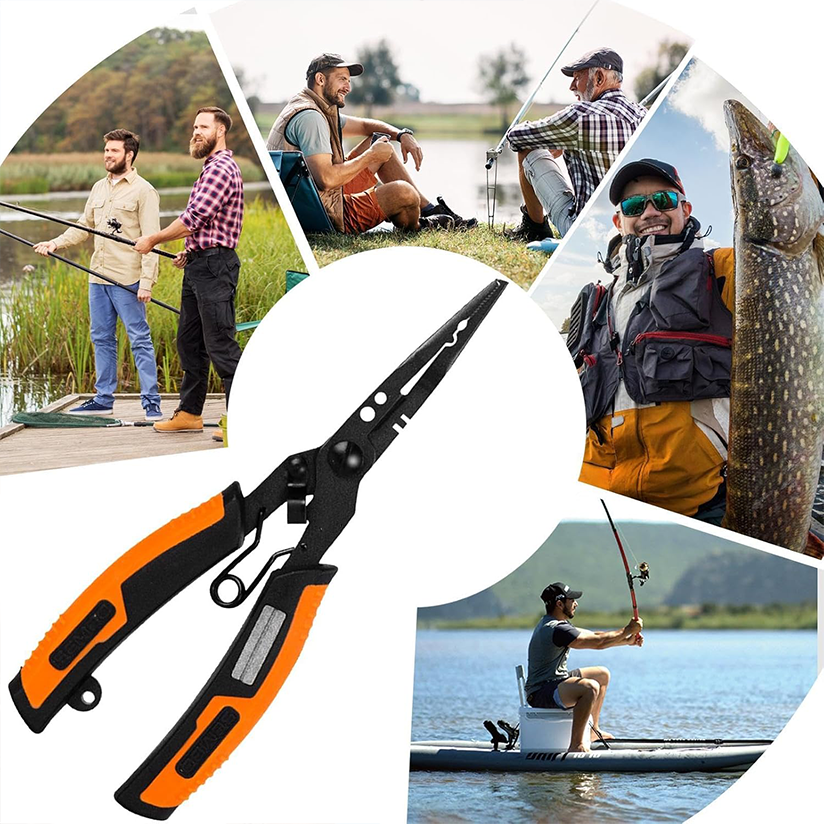 Multifunctional fishing pliers with Teflon coating – MoveHair LTD